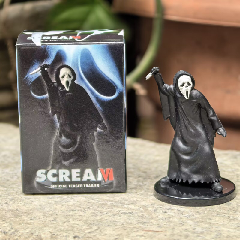 10 ซม. ภาพยนตร์สยองขวัญ Scream Sidney Horrible Face Ghost รุ่น Q PVC ...