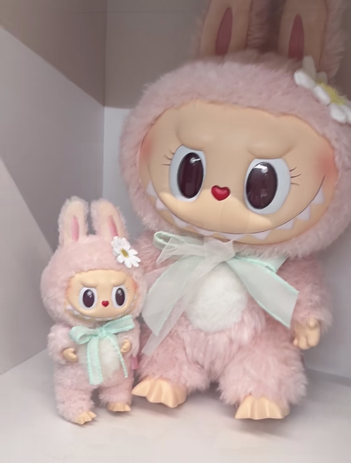 Pop MART THE MONSTERS LABUBU MOKO พวงกุญแจตุ๊กตา Moco Monster Rab Sweetheart Series Popland ...