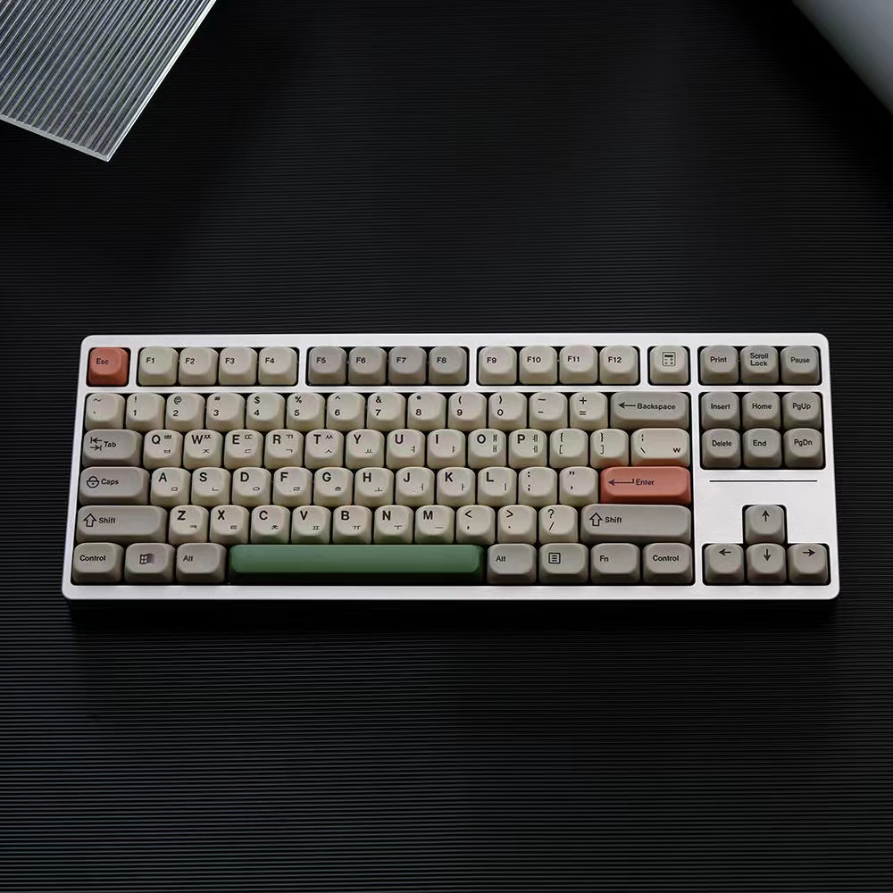9009 Keycaps XOA MOA Profile Keycap เกาหลีภาษาอังกฤษ PBT Dye ...