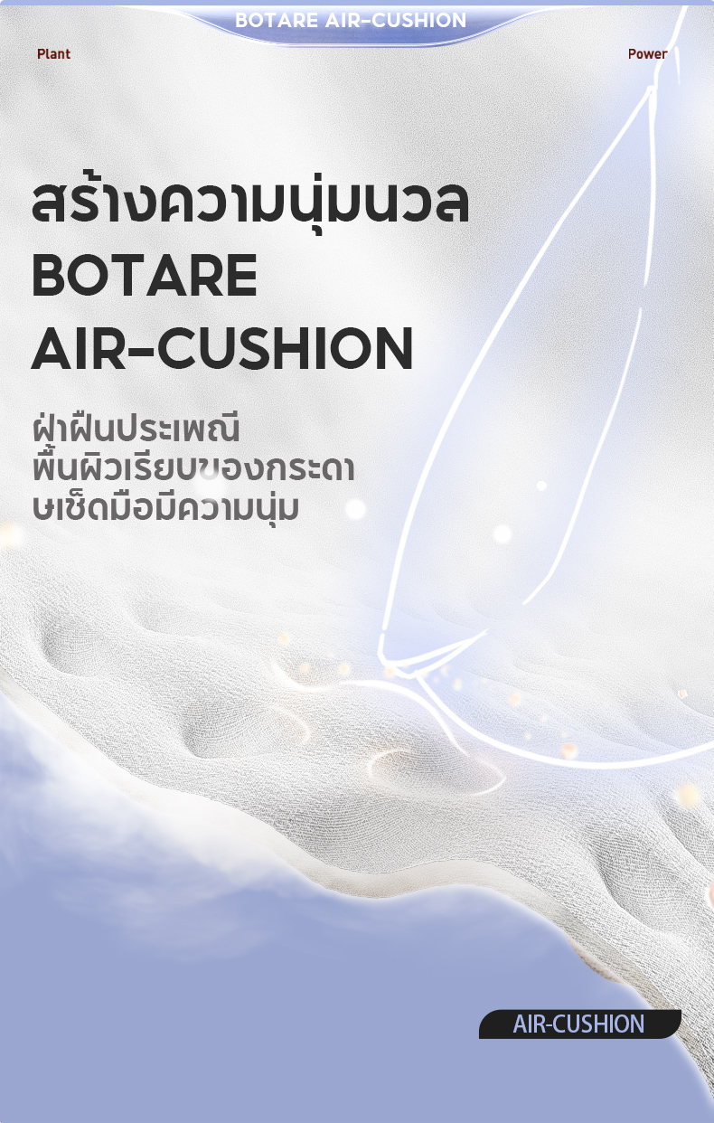 [6 ห่อ] Botare Air-cushion แกะสีม่วง ทิชชู่แบบดึงแขวนได้ ดีลักซ์ คอมฟอร ...