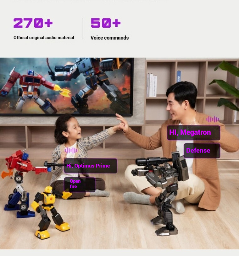 Robosen Megatron Transformers Smart Robot ภาษาอังกฤษ Dialogue Megatron ...