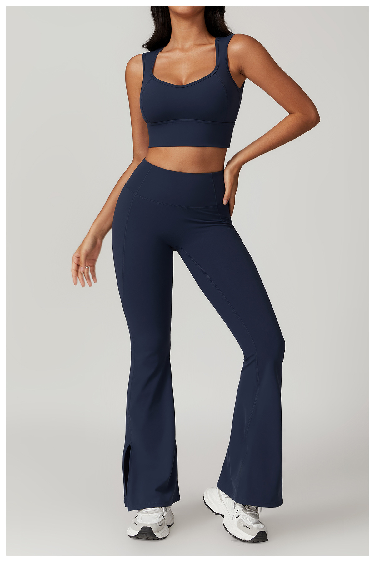 แปรงสวยกลับชิ้นเดียวกีฬาชุดชั้นในสตรีกันกระแทกดันขึ้นโยคะชุดชั้นในวิ่ง ...