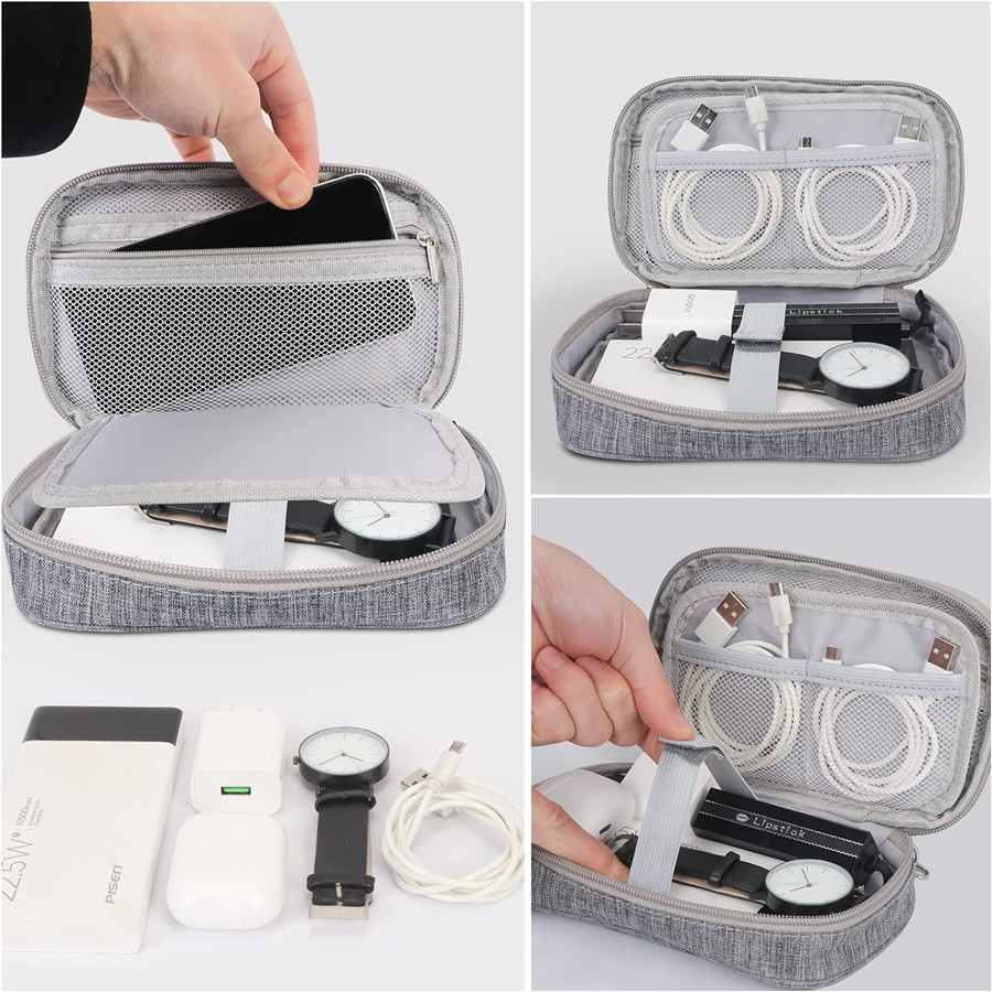 กันน้ํา Data Cables Storage Bag Unisex Digitals Electronics Case แบบ ...