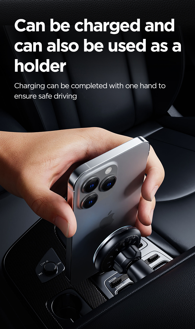 【รองรับ IP 16】Pisen (TP-C70) Qi2 Magnetic Wireless Car Charger 15W Fast ...