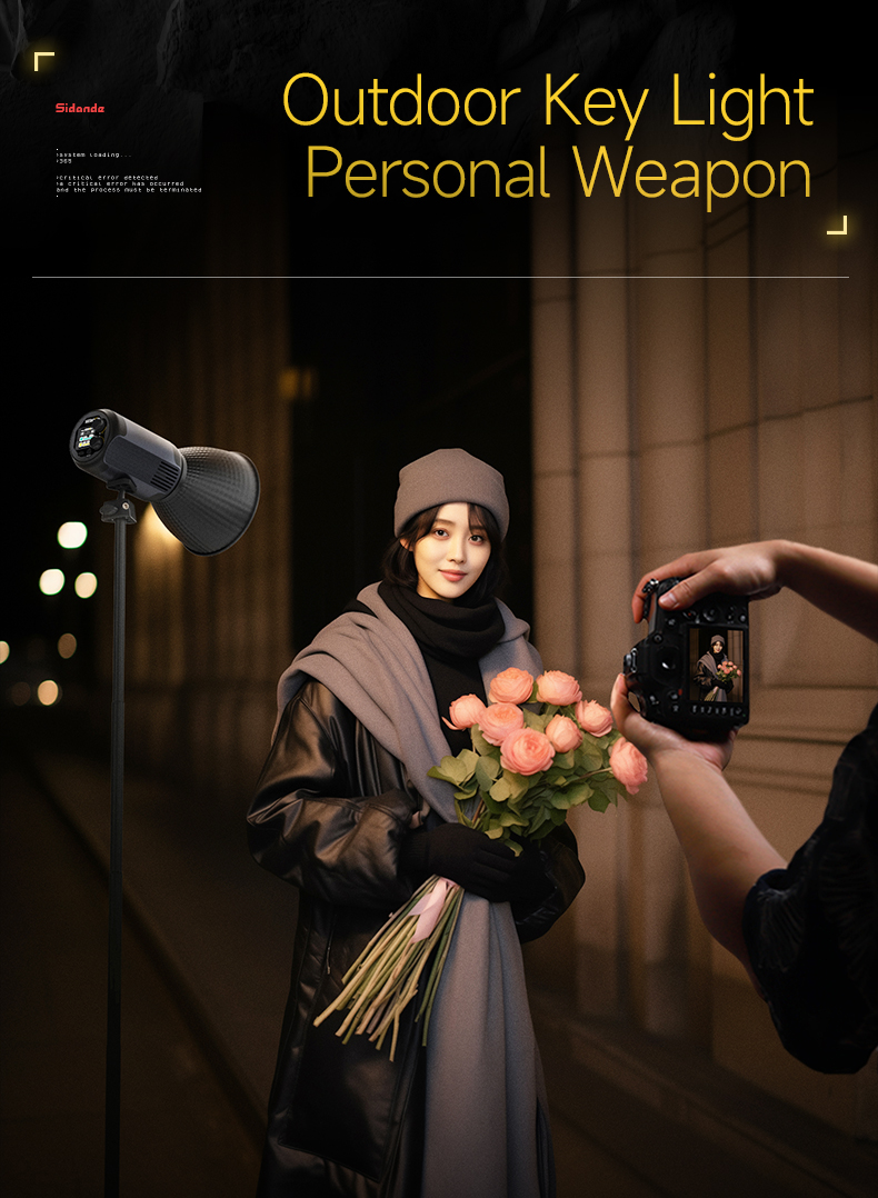 Photoolex Light Quantum Q40C RGB Super Bright 40W แบบพกพา COB การถ่าย ...