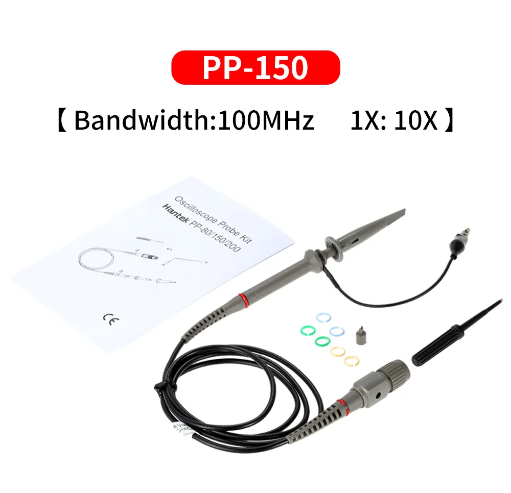 Hantekอย่างเป็นทางการของแท้Digital Oscilloscope Probe X1 X10 X100 80MHZ ...