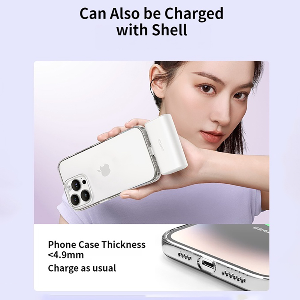 Anker A1653 Power Bank A1645 20W MFI Nano 5000mAh 22.5W Fast Charger พร้อมขั้วต่อ USB -C แบบพับ ...