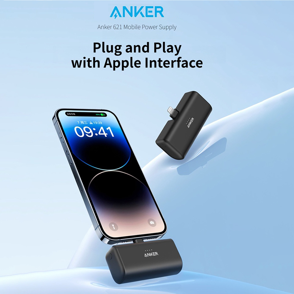 Anker A1653 Power Bank A1645 20W MFI Nano 5000mAh 22.5W Fast Charger ...