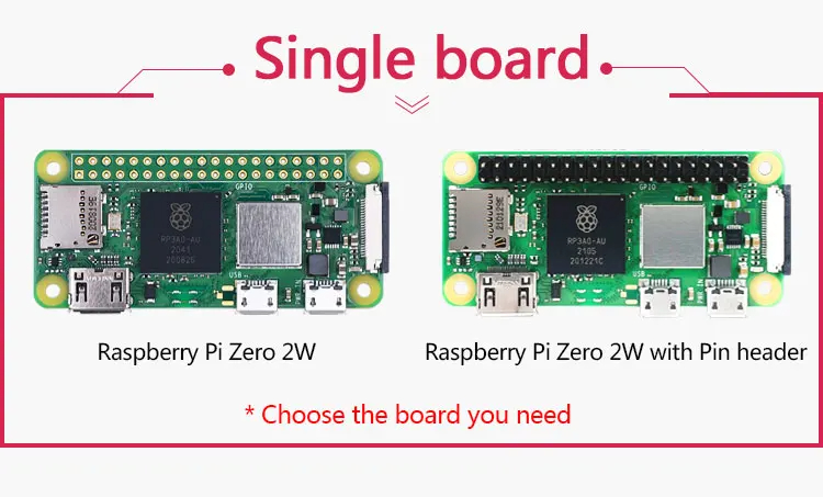 Raspberry Pi Zero 2W 1GHz Quad-core 64-bit Arm Cortex-A53 CPU 512MB SDRAM บลูทูธ BLE & WiFi Pi 0 ...