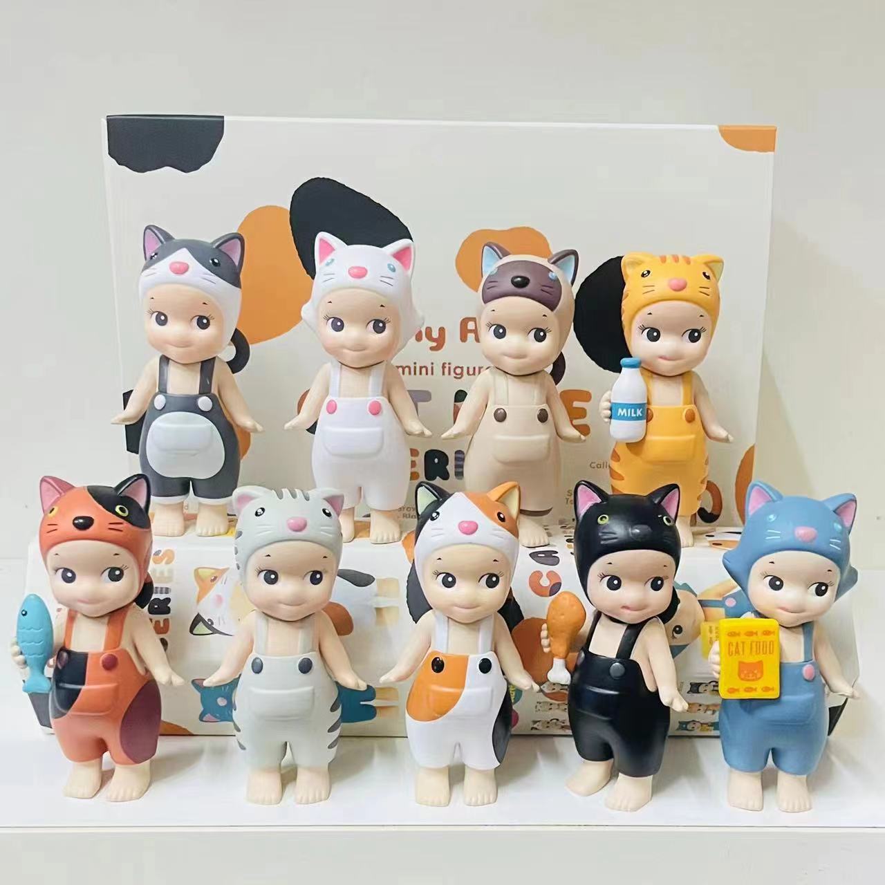 Sonny angel Meow Daily Series Mystery Box อินเทรนด์เล่นรูปของขวัญตุ๊กตา ...