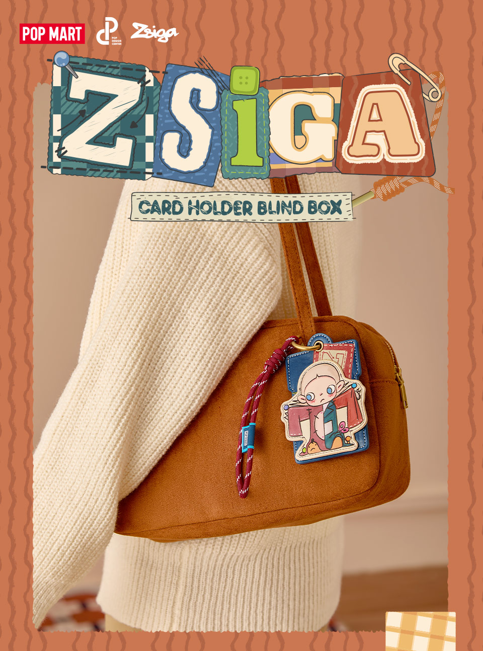 Pop MART Zsiga We All Are Kids Series-Card Holder Blind Box | Shopee ...