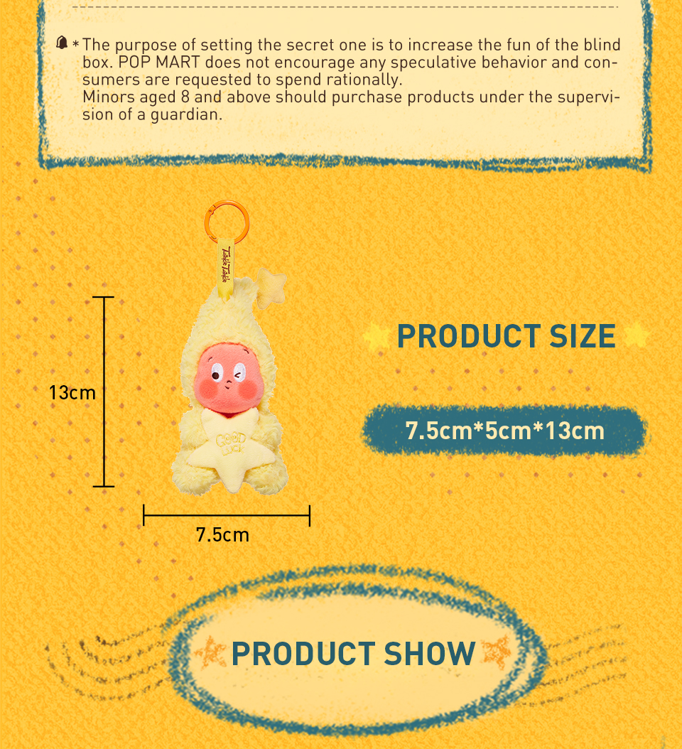 POP MART We are Twinkle Twinkle Series-Plush Pendant Blind Box | Shopee ...