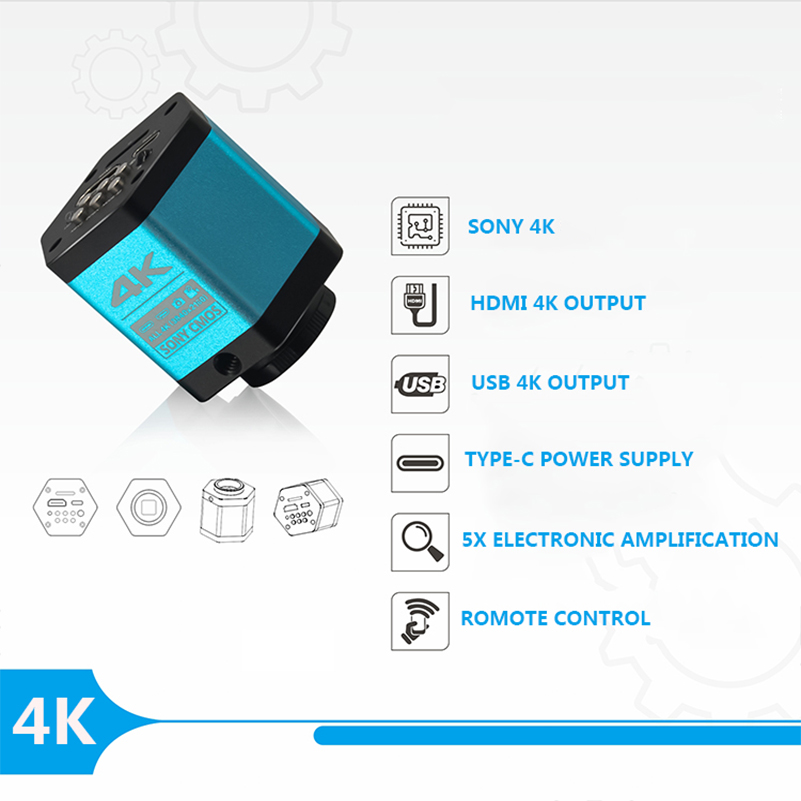 YIZHAN Industrial CCD Camera กล้องจุลทรรศน์ดิจิทัลอิเล็กทรอนิกส์ HDMI ...