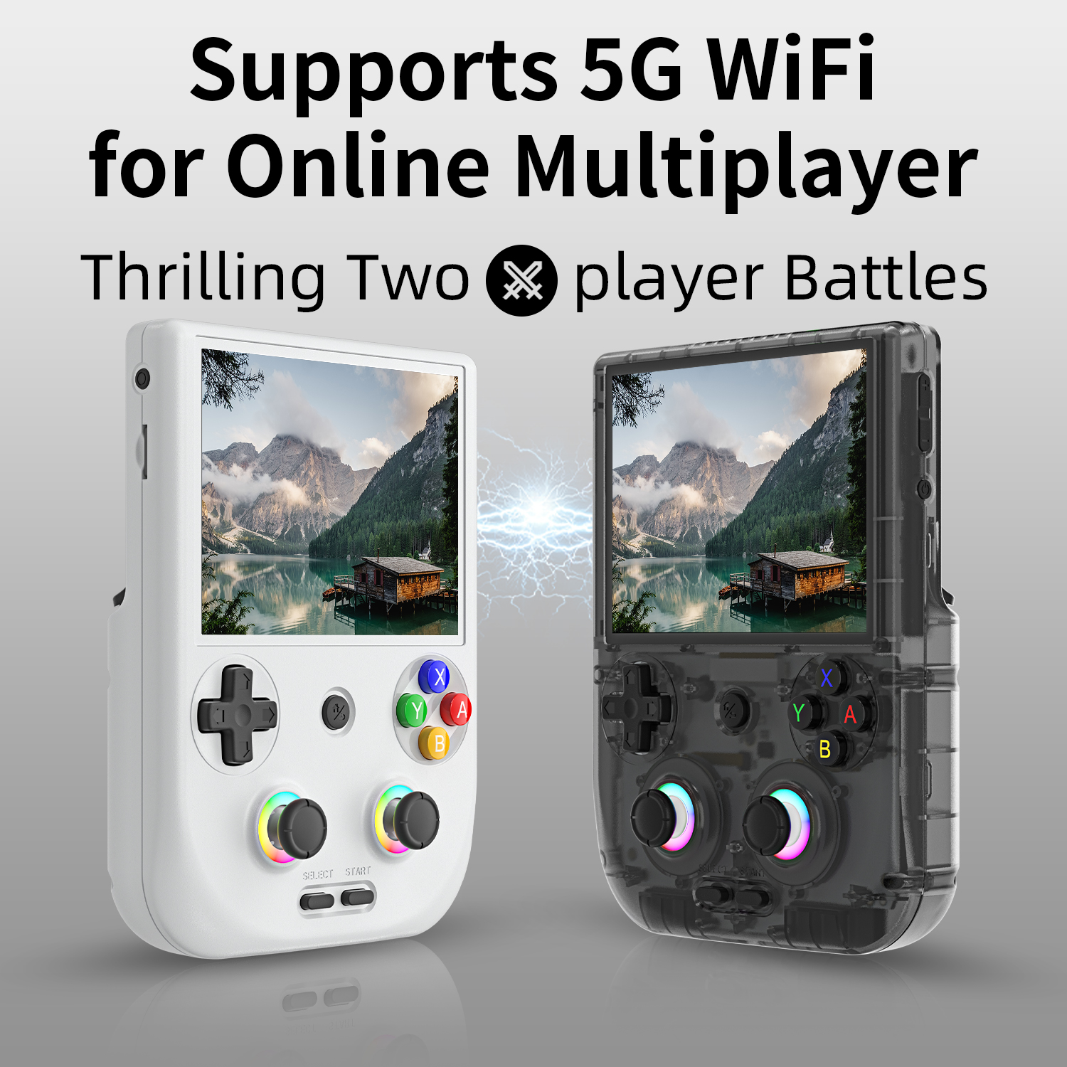 ANBERNIC RG406V Android เกมคอนโซล 4 นิ้ว Android 13 ระบบ Unisoc T820 โปรเซสเซอร์ 5G SOC AI ...