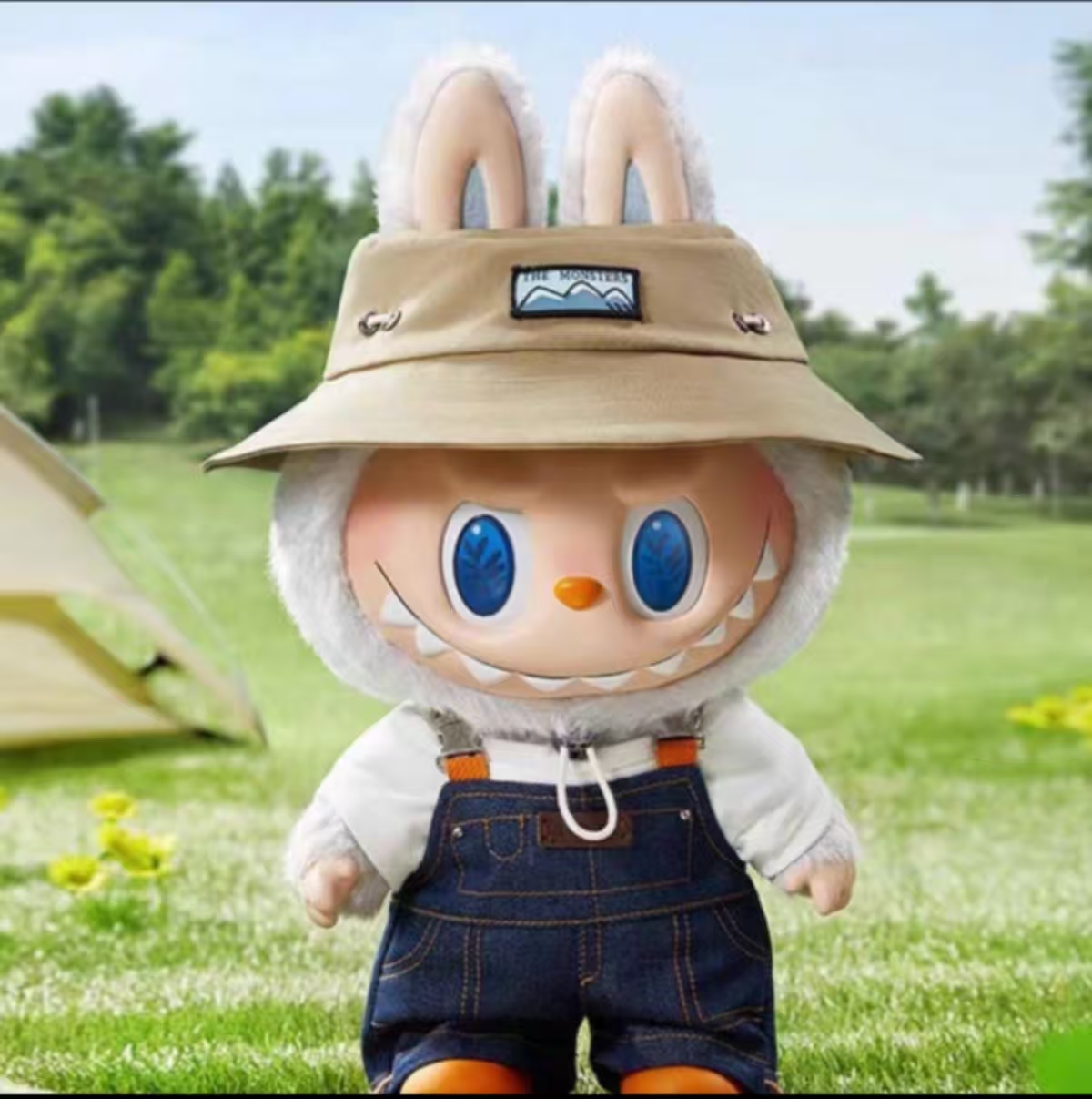 ของแท้ 100% POPMART labubu Spring Wild Home Series labu ตุ๊กตาไวนิล ...