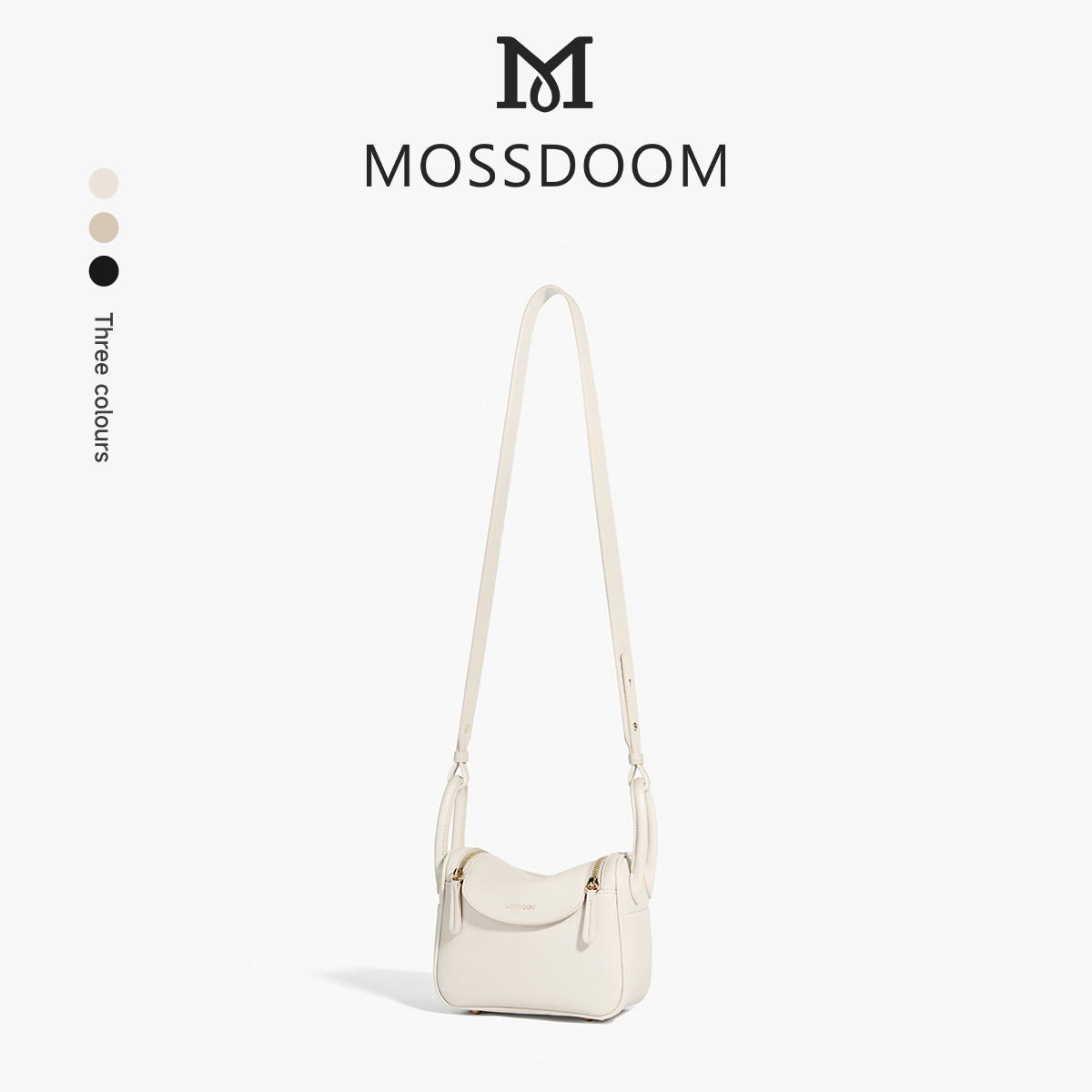 MOSSDOOM สายสะพายไหล่ยาวปรับระดับได้ สไตล์เรียบง่าย | Shopee Thailand