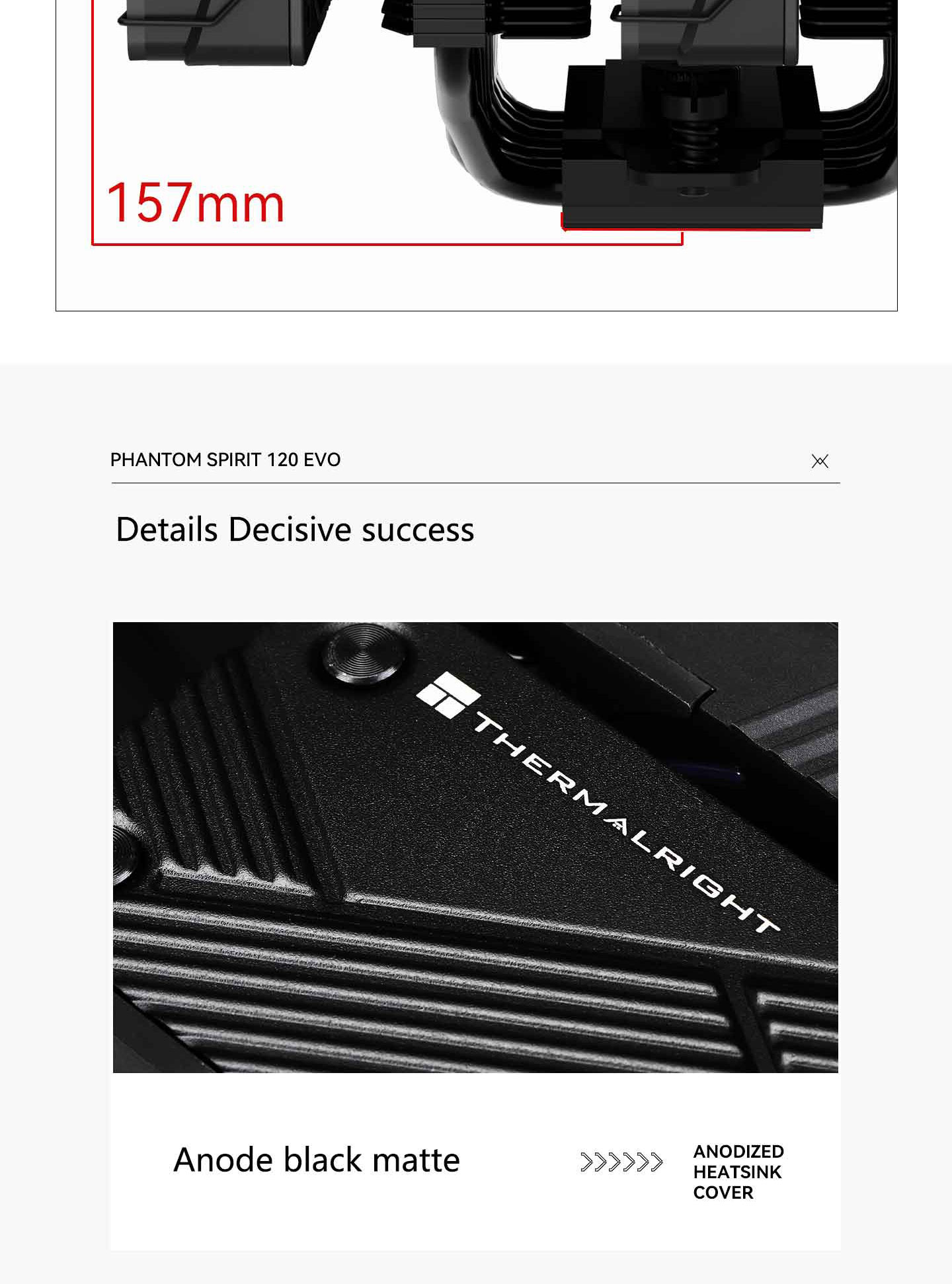 Thermalright Phantom Spirit 120 EVO CPU wind -cooler Heat Sink รองรับ 1700/115X/AM5/AM4 7 ท่อ ...