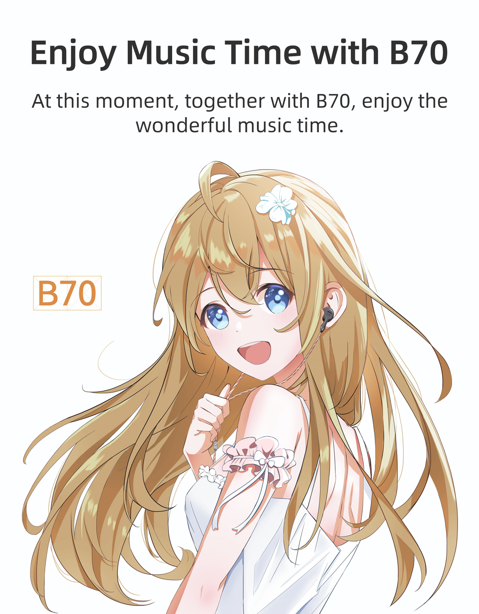 Nicehck B70 3.5/4.4 มม.ปลั๊ก HIFI หัวแบน PK หูฟัง 14.8 มม.องค์ประกอบคาร์บอนชุบไดร์เวอร์หูฟัง ...