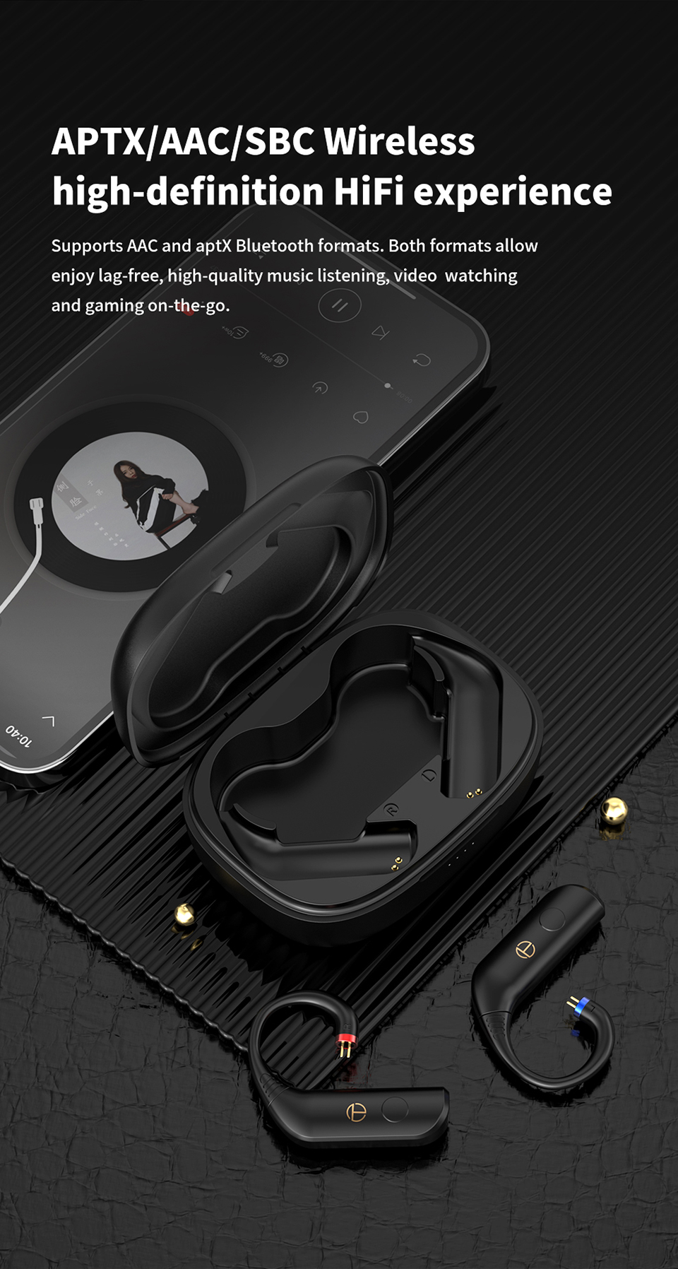 TRN BT30 PRO หูฟังบลูทูธ True Wireless Module ตัดเสียงรบกวน ไมค์คู่ 50H ...