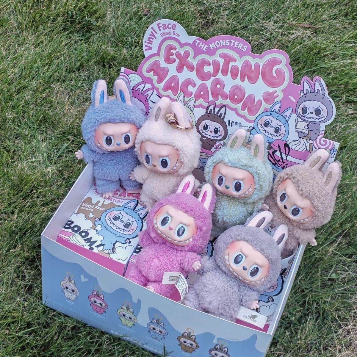 ของแท้พร้อมส่งLabbu Macaron Labubu Heart Macaro Series ท๊อฟฟี่ blindbox ...