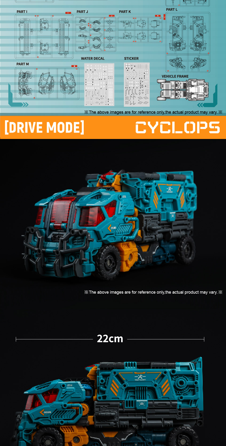 52TOYS Beastdrive BD-13 CYCLOPS Mecha Deformation Action Figure ...