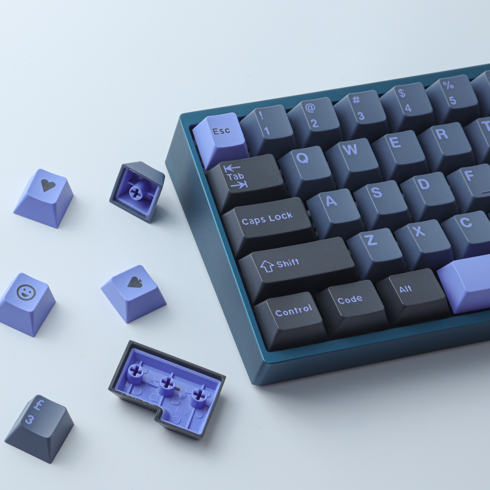 GMK Night Shadow Keycaps 173 ปุ่ม ABS Double Shot Cherry Profile ...