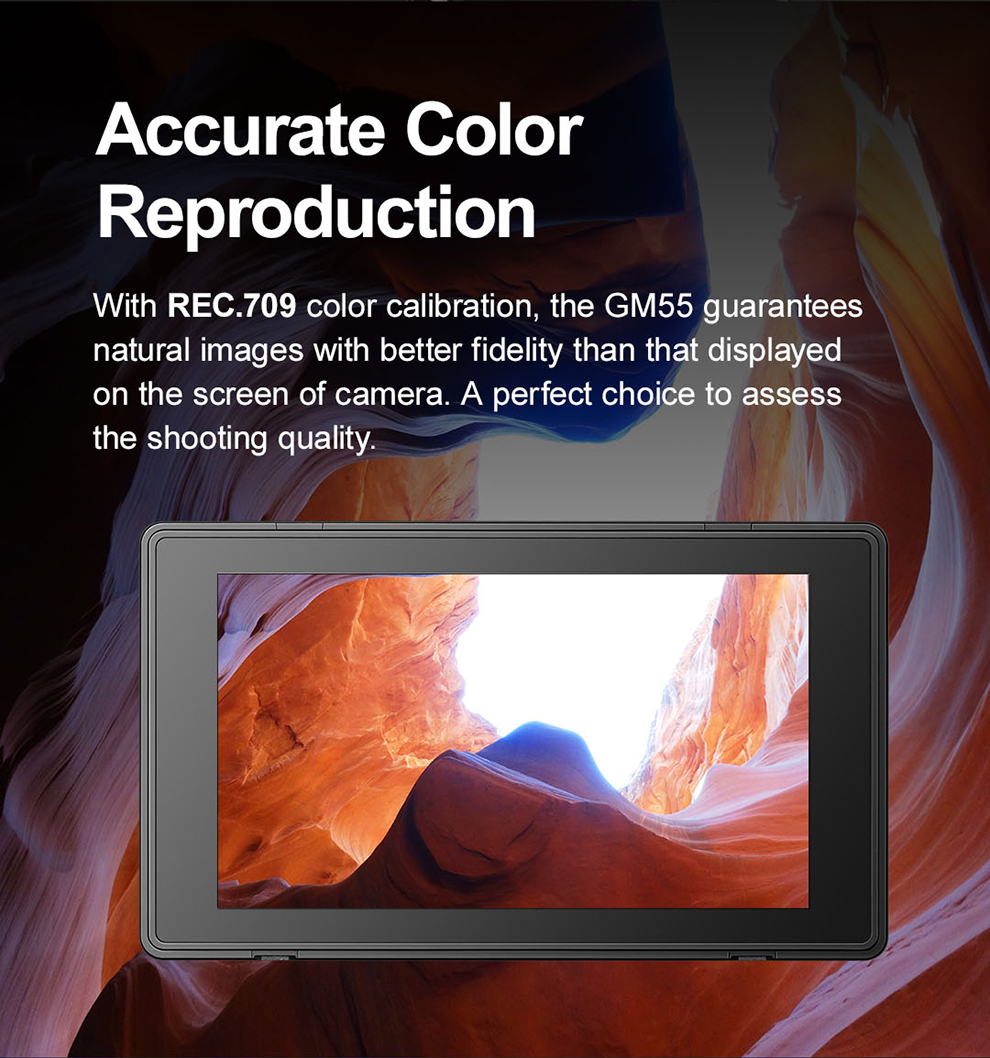 Godox GM55 5.5 นิ้ว 4k HDMI Touchscreen On-Camera Monitor | Shopee Thailand
