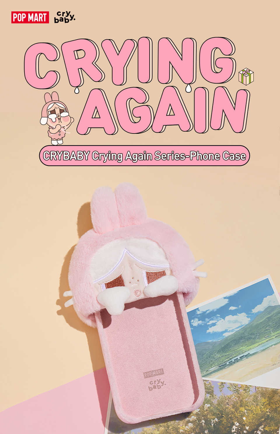 Pop MART CRYBABY Crying Again Series-เคสโทรศัพท์สําหรับiPhone 14/15/16 ...