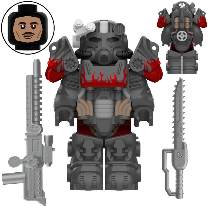 บล็อกของเล่น Fallout Shelter T60 Power Armor Figure Vault Boy Building ...