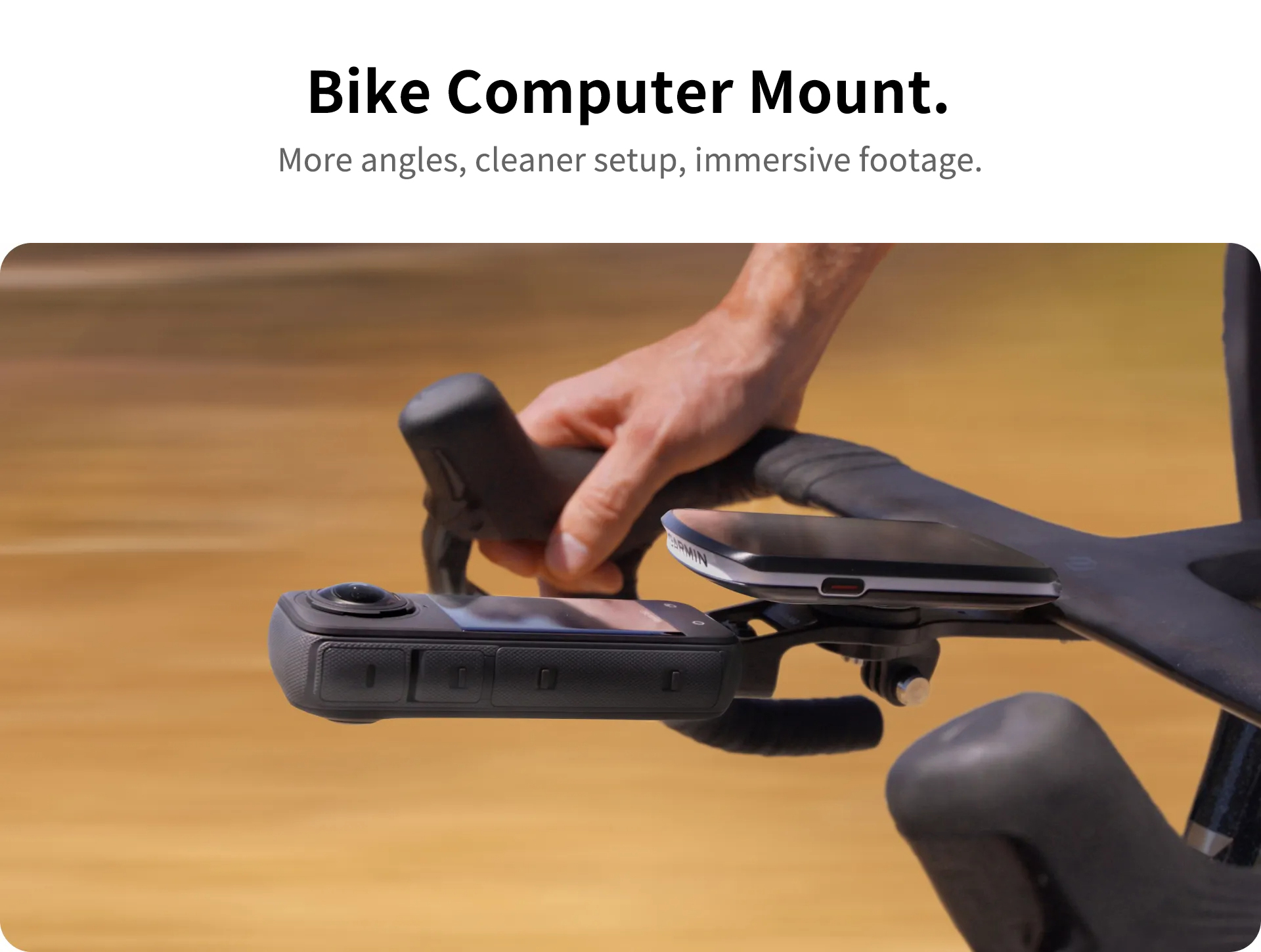 Insta360 Bike Computer Mount สําหรับ X4/GO 3S/Ace Pro/X3 | Shopee Thailand
