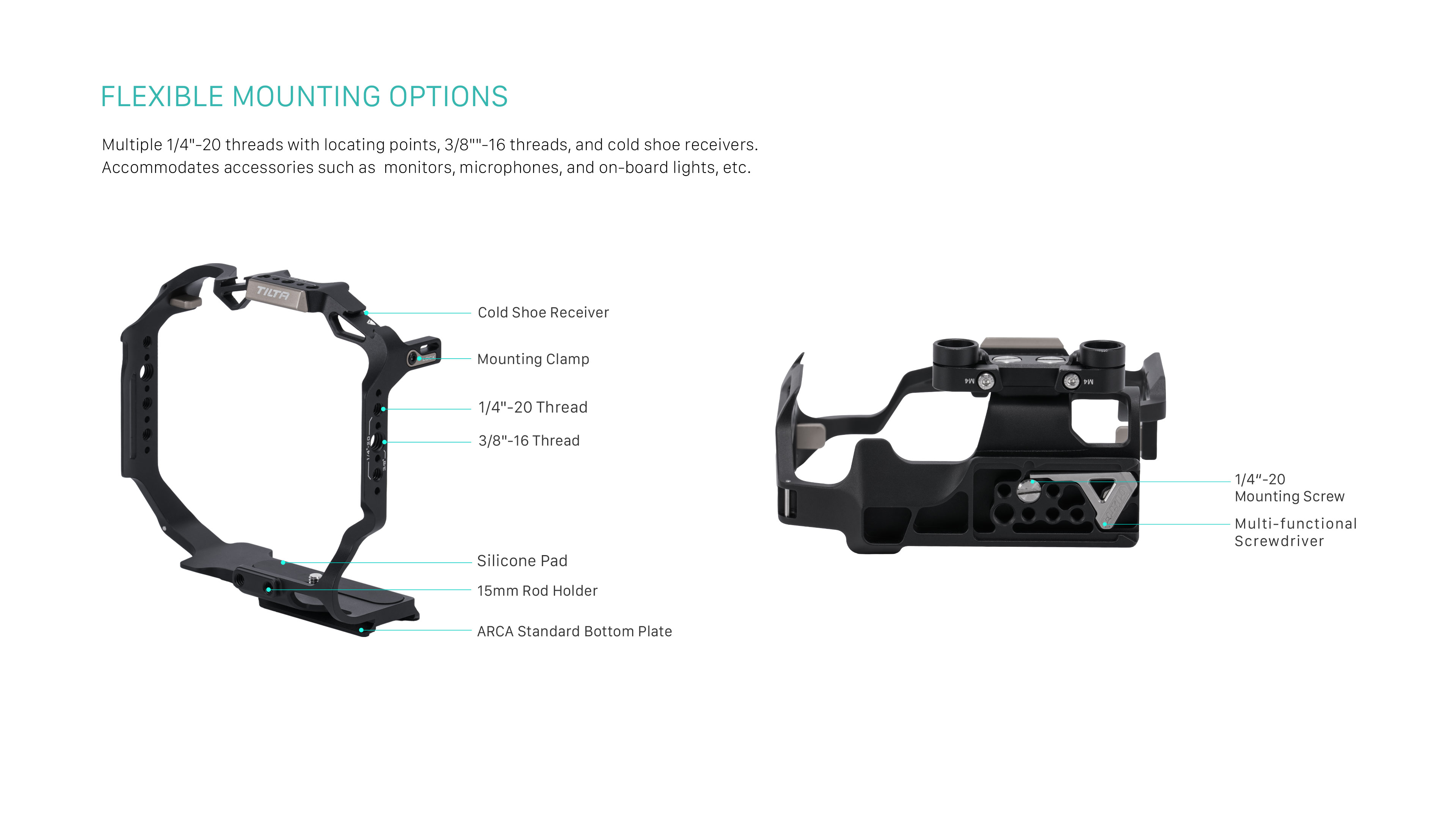 Tilta Full Camera Cage for Canon R3 กรงกล้องเต็มรูปแบบสําหรับ TA-T61 ...