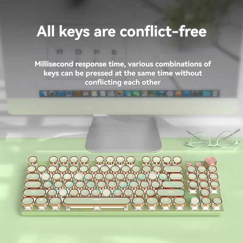 [EWEADN] EWEADN V20 คีย์บอร์ดแบบกลไกคีย์บอร์ดเกมคีย์บอร์ดสํานักงาน ...