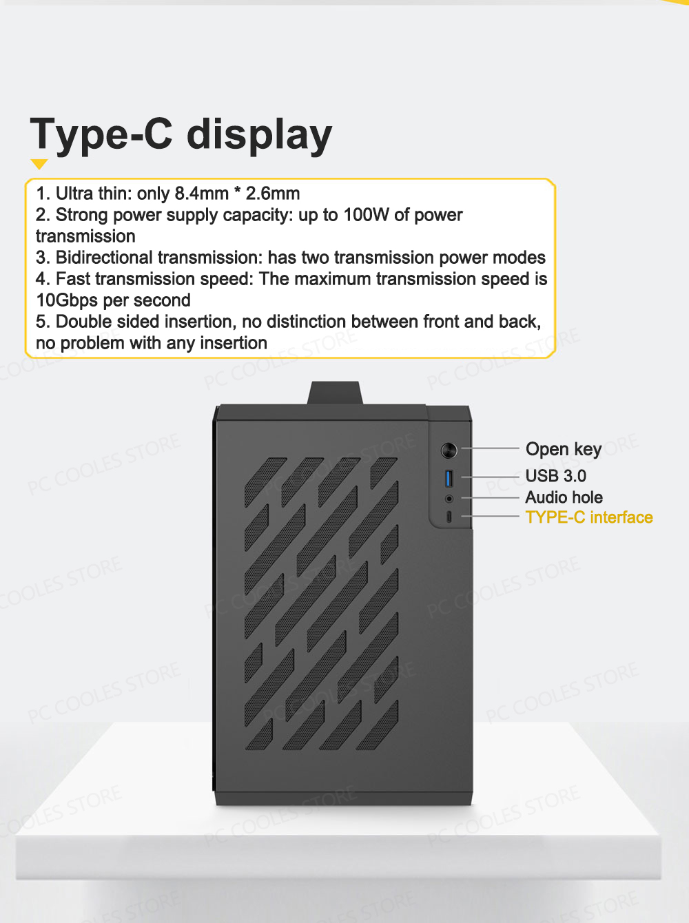 Powertrain X200 MATX คอมพิวเตอร์เดสก์ท็อปแบบพกพาแก้วด้านข้างโปร่งใส 240 ...