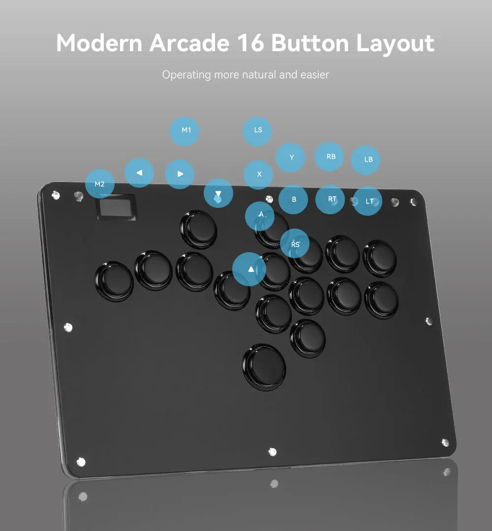 Haute42 Controle อาเขตจอยสติ๊ก Hitbox Controller ปุ่มขอบ Hitbox ...