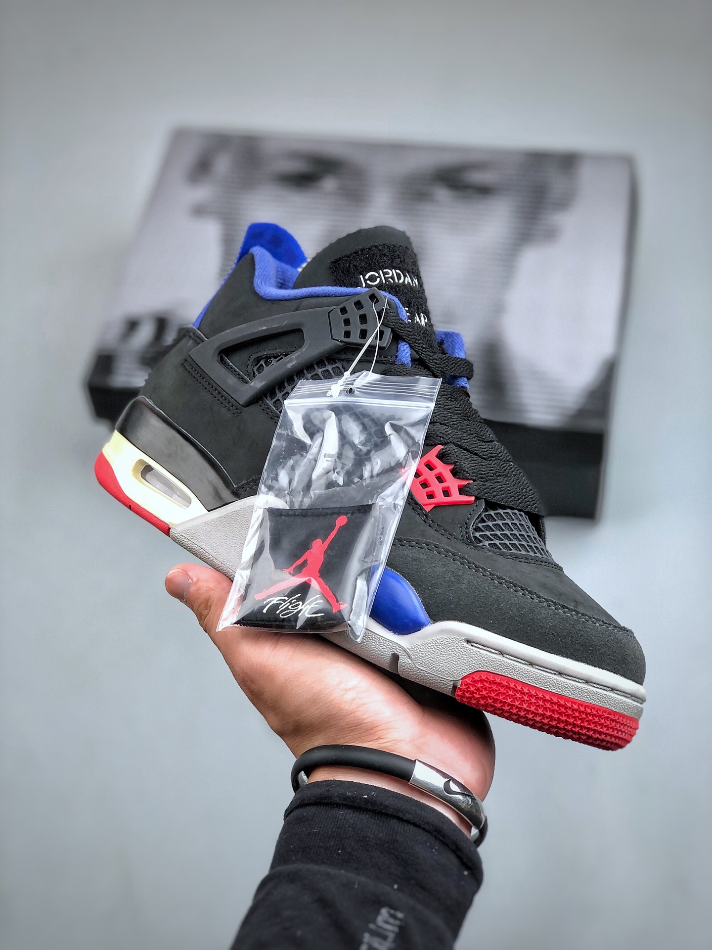 รองเท้าบาสเก็ตบอลวินเทจ Air Jordan 4 Retro "Lase" FV5029-003 | Shopee ...