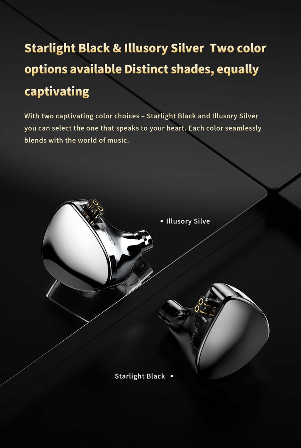 Trn MT5 หูฟัง 10 มม.LCP Dual Dynamic Driver HiFi Bass IEM ชุดหูฟังพร้อม ...