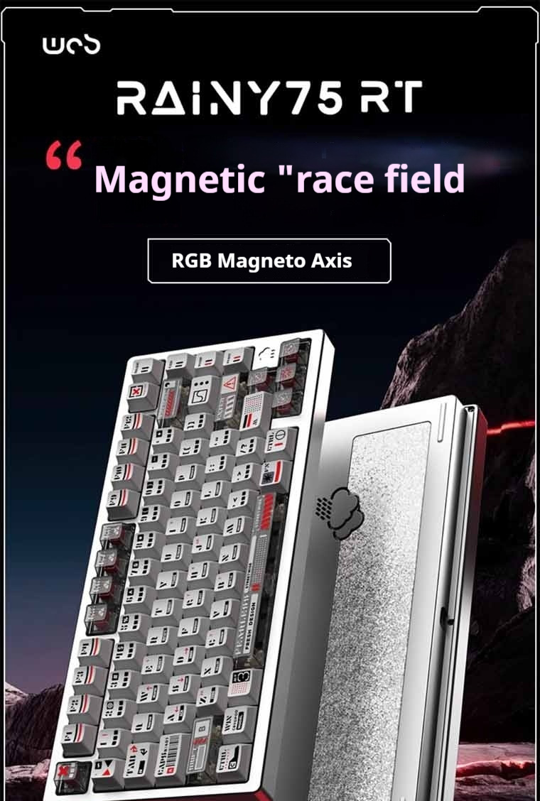 Wob Rainy75RT อะลูมินัมอัลลอย esports คีย์บอร์ดแบบกลไกสําหรับเล่นเกม ...