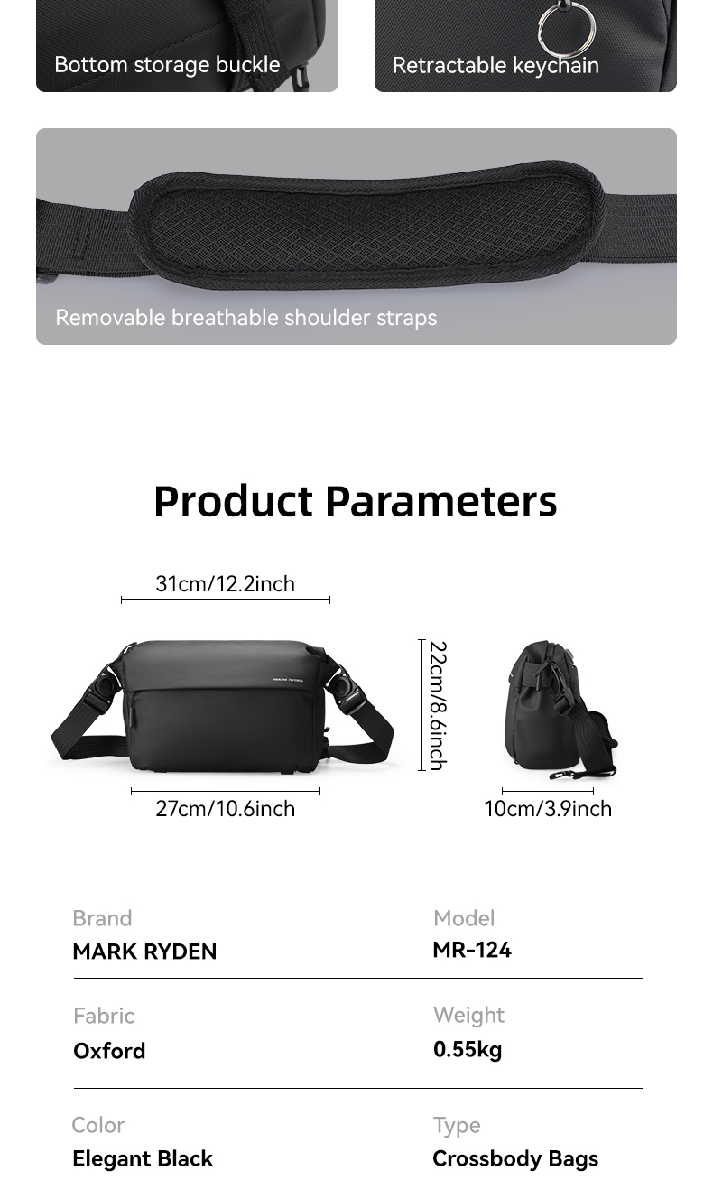 MARK RYDEN กระเป๋าสะพายเฉียงผู้ชาย | Shopee Thailand