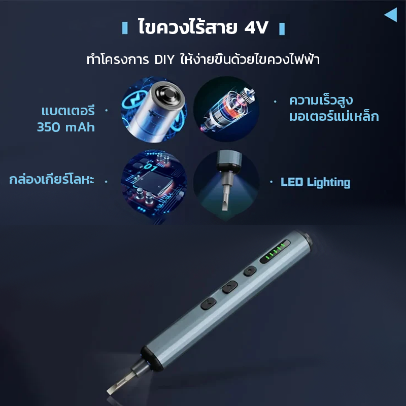 MONKEY Electric Screwdriver 68 in 1 ไขควง ไขควงไฟฟ้าใช้งานง่าย ออกแบบ ...