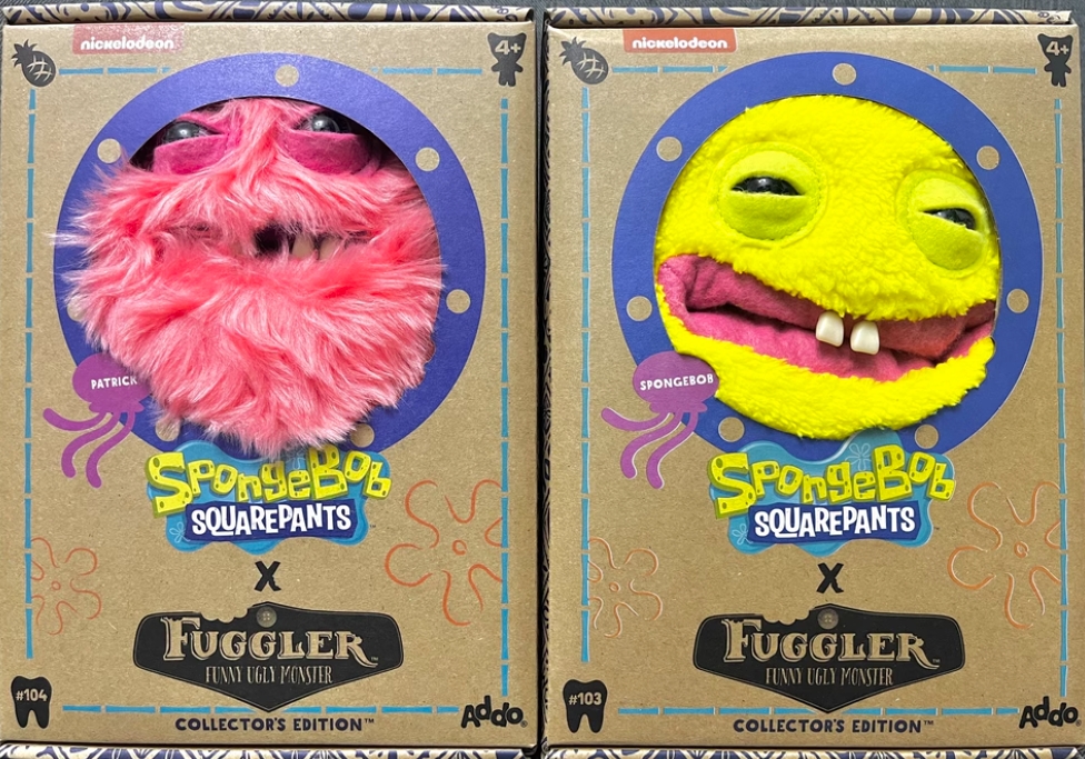 Fuggler Spongebob และ Patrick Set ตลกน่าเกลียดมอนสเตอร์นุ่มของเล่น ...