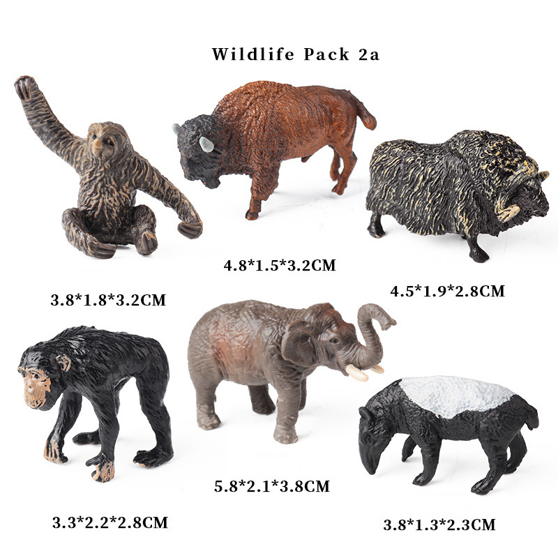 สัตว์ antelope Malay tapir sloth อูฐ musk ox ชุดเด็กวิทยาศาสตร์ของเล่น ...