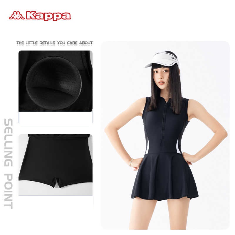 2025 ชุดว่ายน้ํา Kappa One Piece มาใหม่ สีดํา | Shopee Thailand