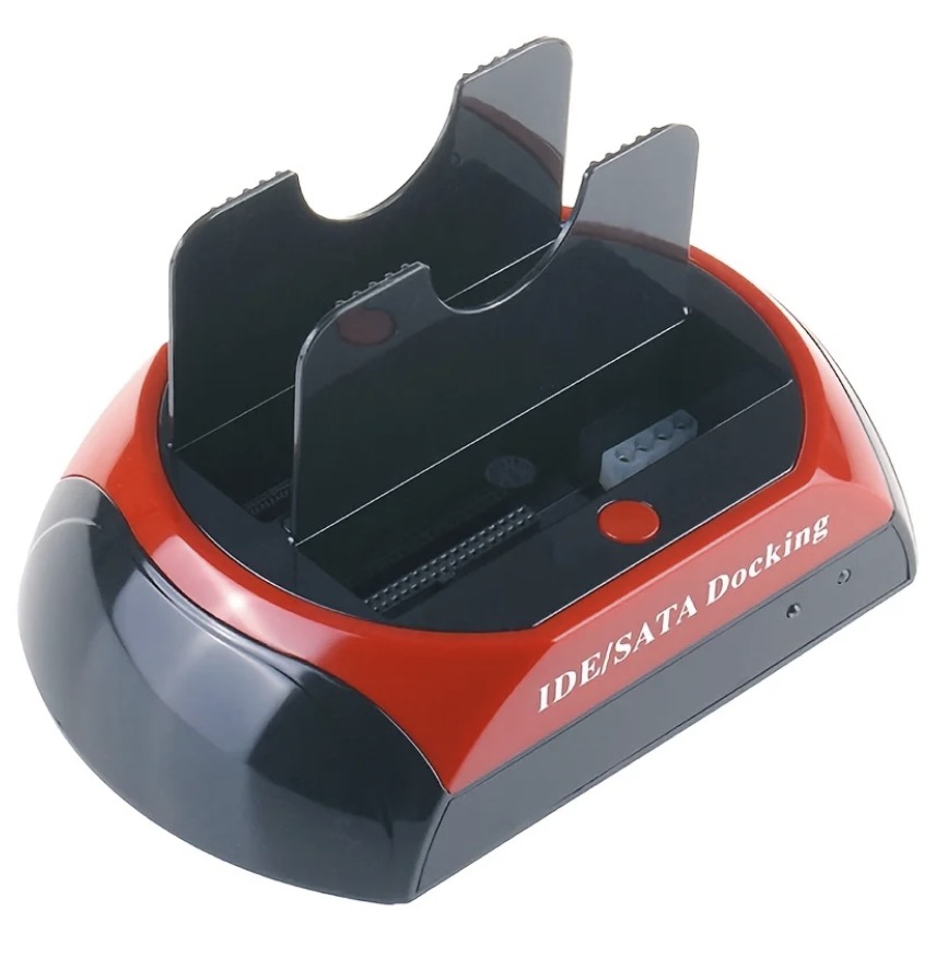 2.5 & 3.5 IDE/SATA Universal Hard Drive Dock - Dual-Disk, Dual-Use ...