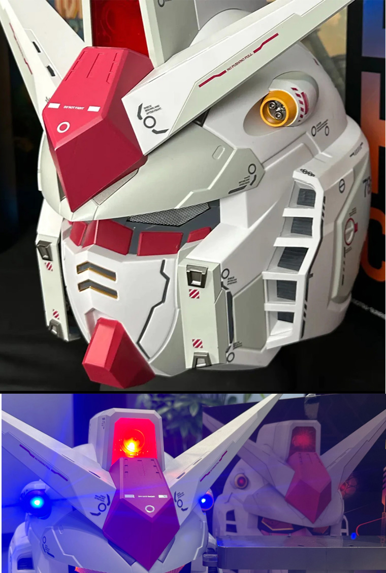 Yuanzu RX-78-2 GUNDAM Premium Mobile Suit Yuanzu Style Helmet Wearable ...