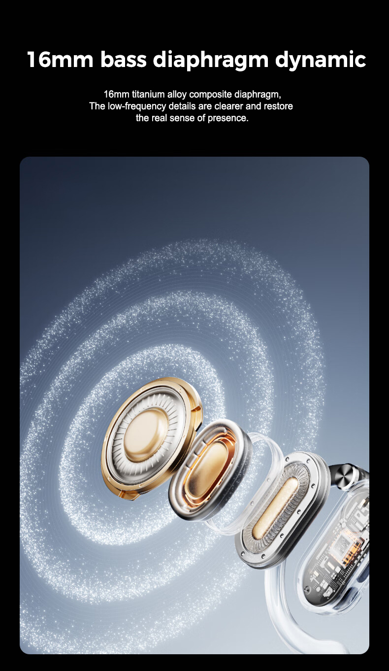 【รับประกัน 1 ปี】Lenovo ERAZER XP2 หูฟังบลูทูธ Bluetooth 5.4 OWS HiFi ...