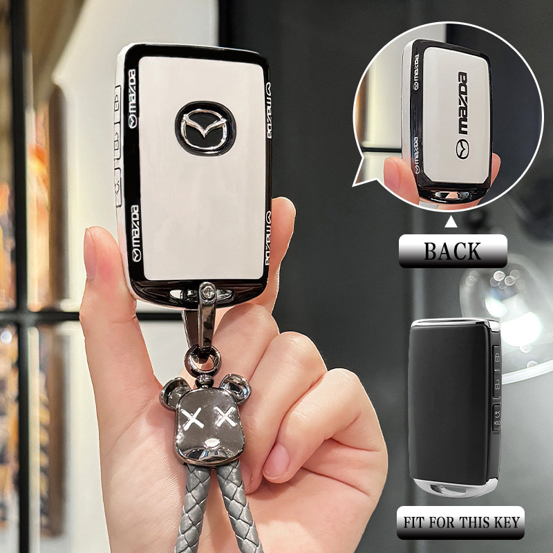 Mazda Remote สมาร์ทรถ Key Chain แหวนสําหรับ Mazda CX30/CX-3/CX-5/CX-7 ...