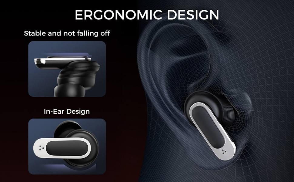 V8 Airphone Tour Pro Noise Cancelling หน้าจอสัมผัส LCD อัจฉริยะชุดหูฟัง ...