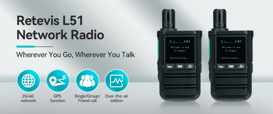 Retevis L51 2G/4G GPS การ์ดคู่ขนาดกะทัดรัด | Shopee Thailand