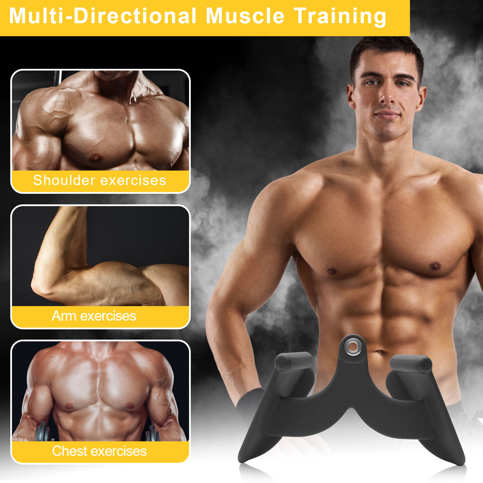 【COD ท้องถิ่น + การจัดส่ง 2 วัน】 5PCS Set Home Gym Fitness Rowing T-Bar ...