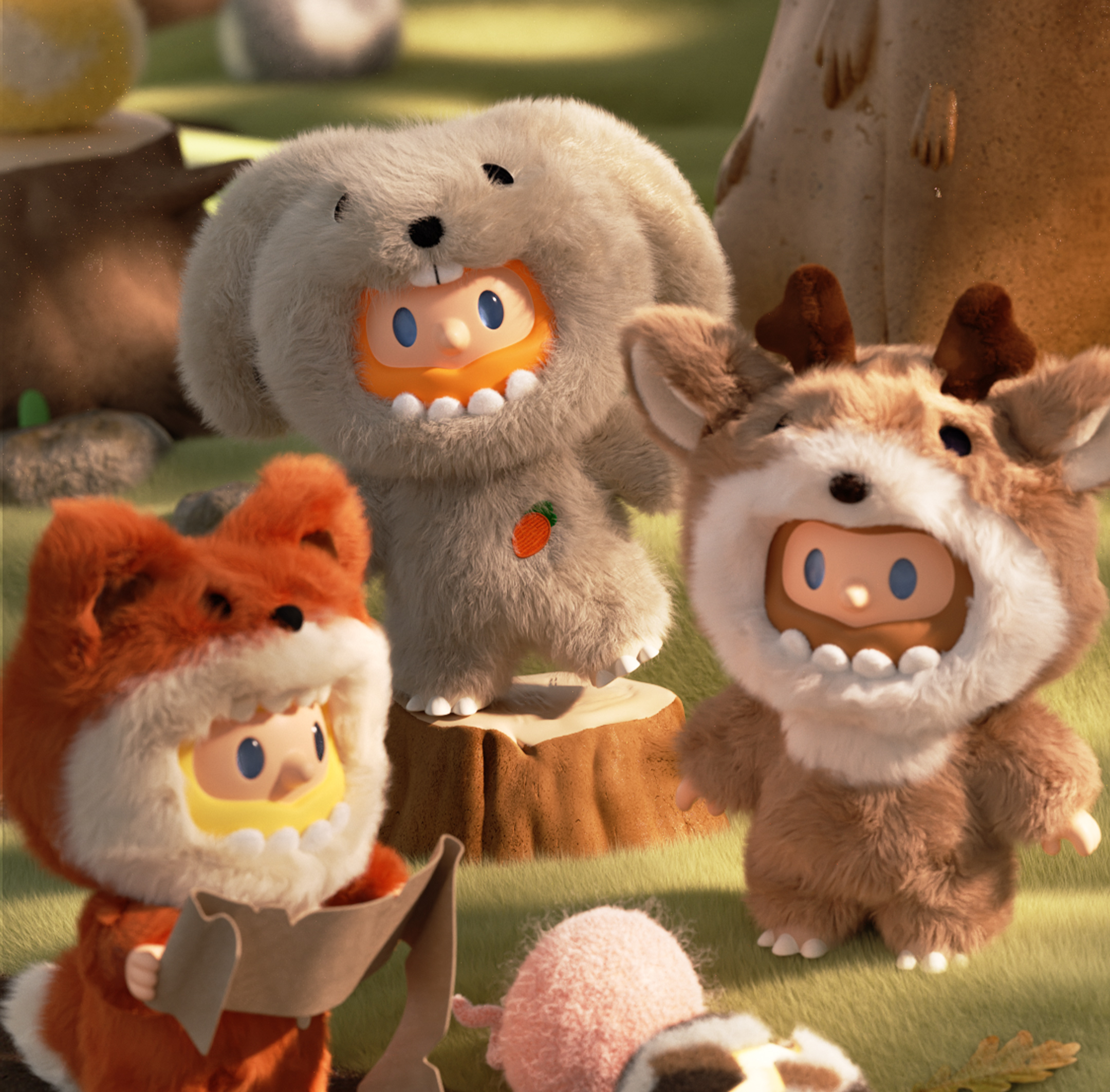 FINDING UNICORN FARMER BOB ANI-MONSTER PLUSH BLIND BOX（Whole Set 9PCs ...